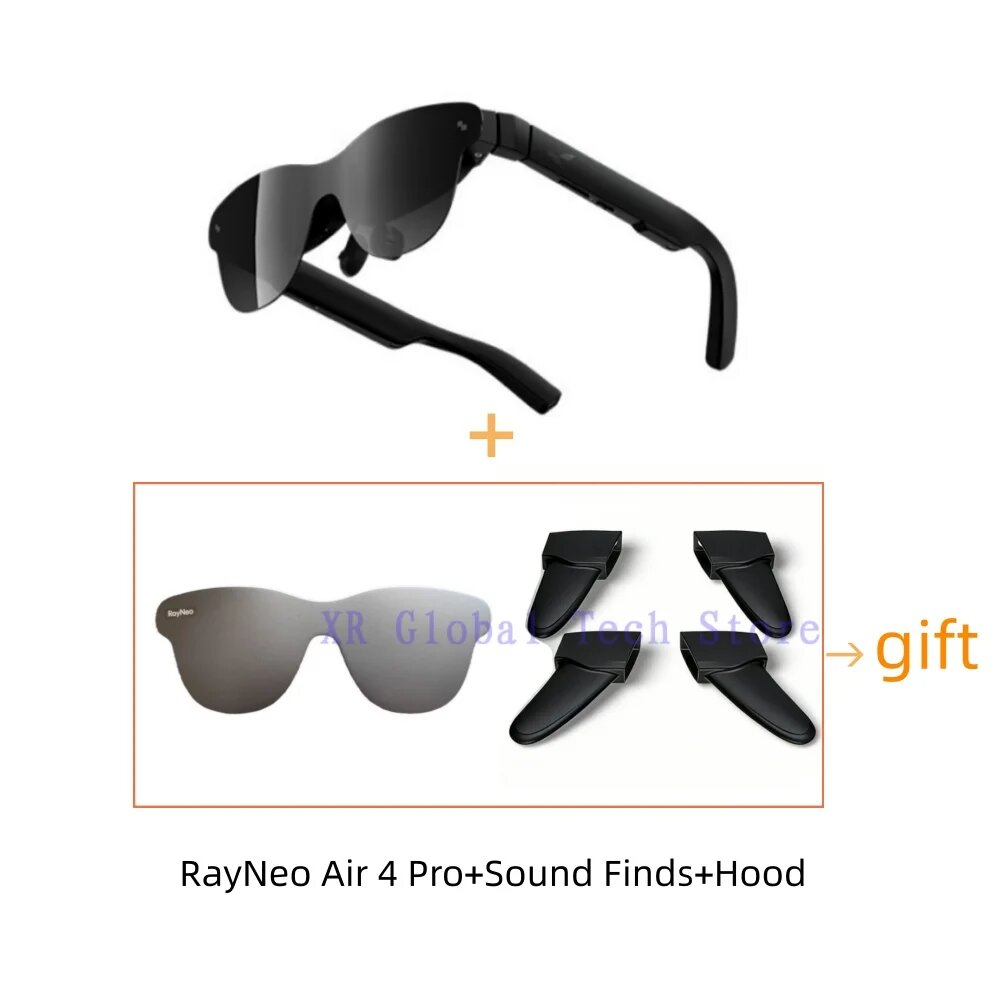 RayNeo Air 4 Pro AR очки Sound Fins Combo