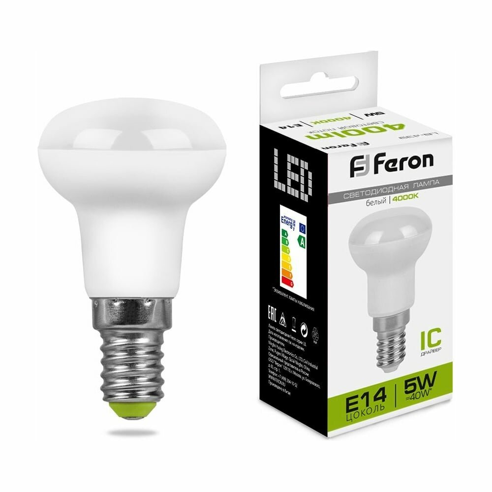 Светодиодная лампа FERON LB-439 E14 5W 4000K 25517