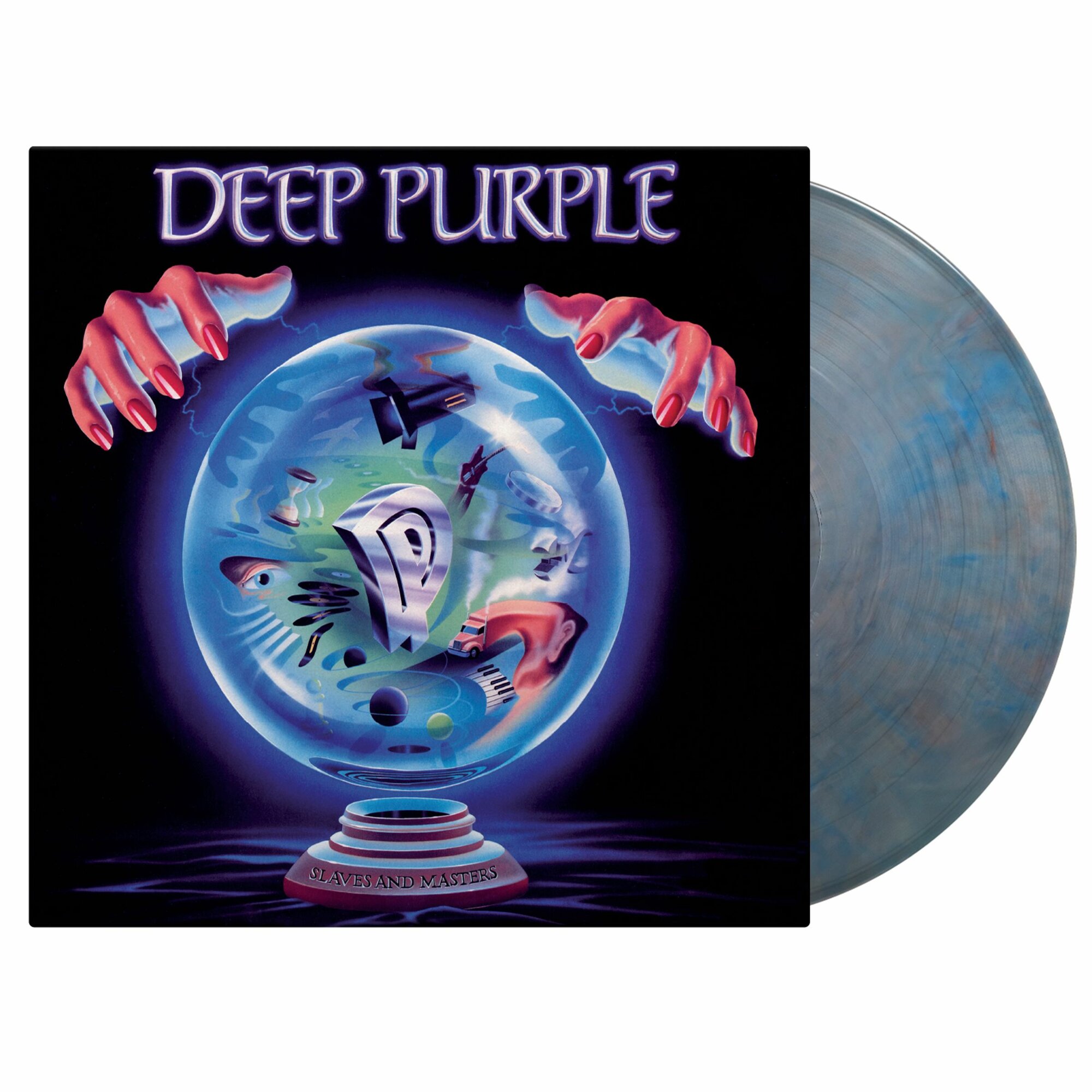 Виниловая пластинка Deep Purple - Slaves & Masters (35th Anniversary) (180g) (Limited Numbered Edition) (Translucent Blue & Purple Marbled Vinyl) (LP) (1 LP)