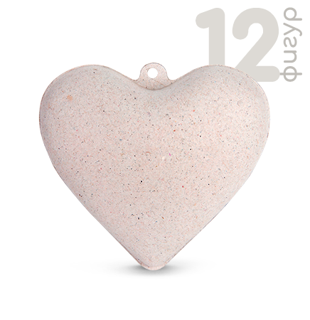 Набор фигур шар-папье "Сердце", 12 фигурок для творчества, декор, для декупажа