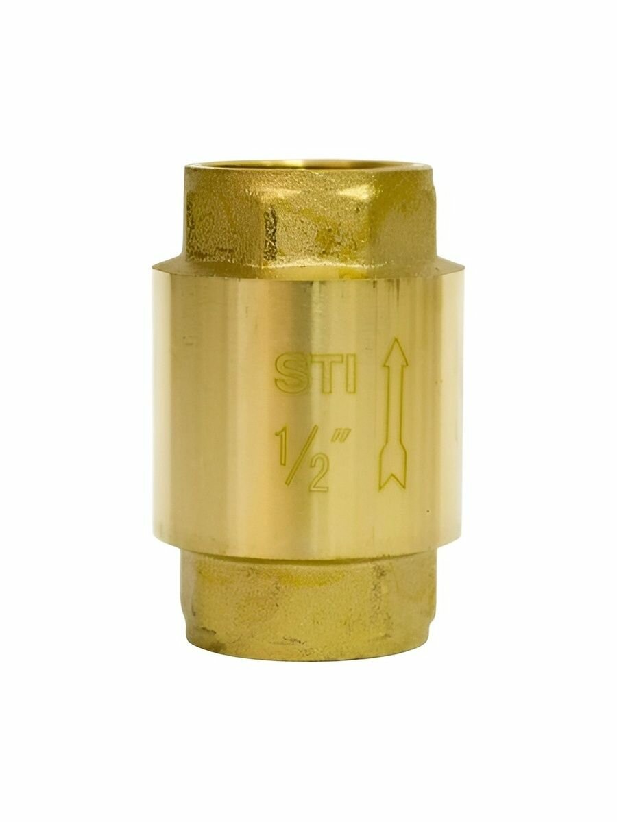 Клапан обратный пружинный STI 15 (латунный шток)