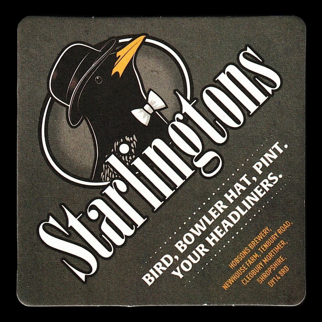 Бирдекель (костер) Великобритания Starlingtons (подставка под пивной бокал)