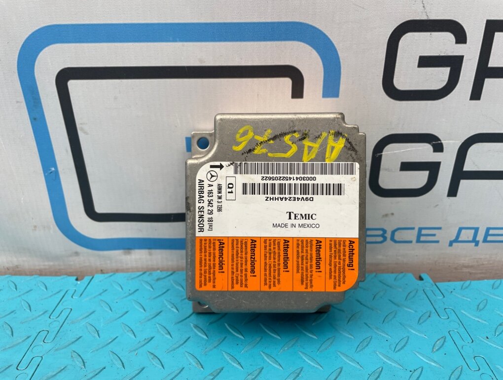 Блок Air Bag Mercedes-Benz M-Class 2004 W163 112.970 3.7 OEM A1635422918
