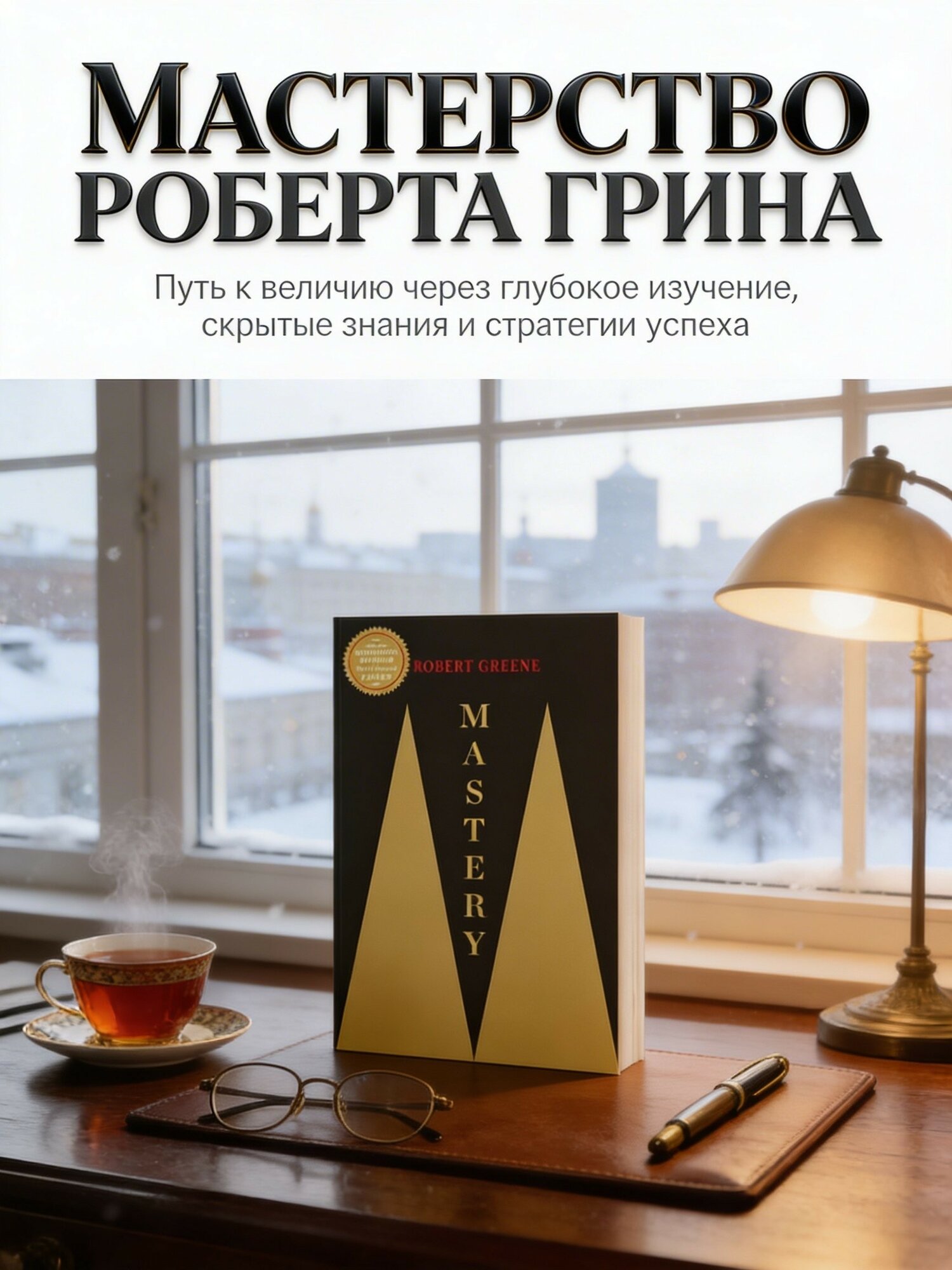 Книга Мастерство Роберта Грина, путь к величию через глубокое изучение и скрытые стратегии успеха