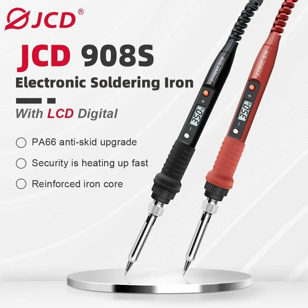 Наб р паяльник в JCD 908S червоний 80 Вт