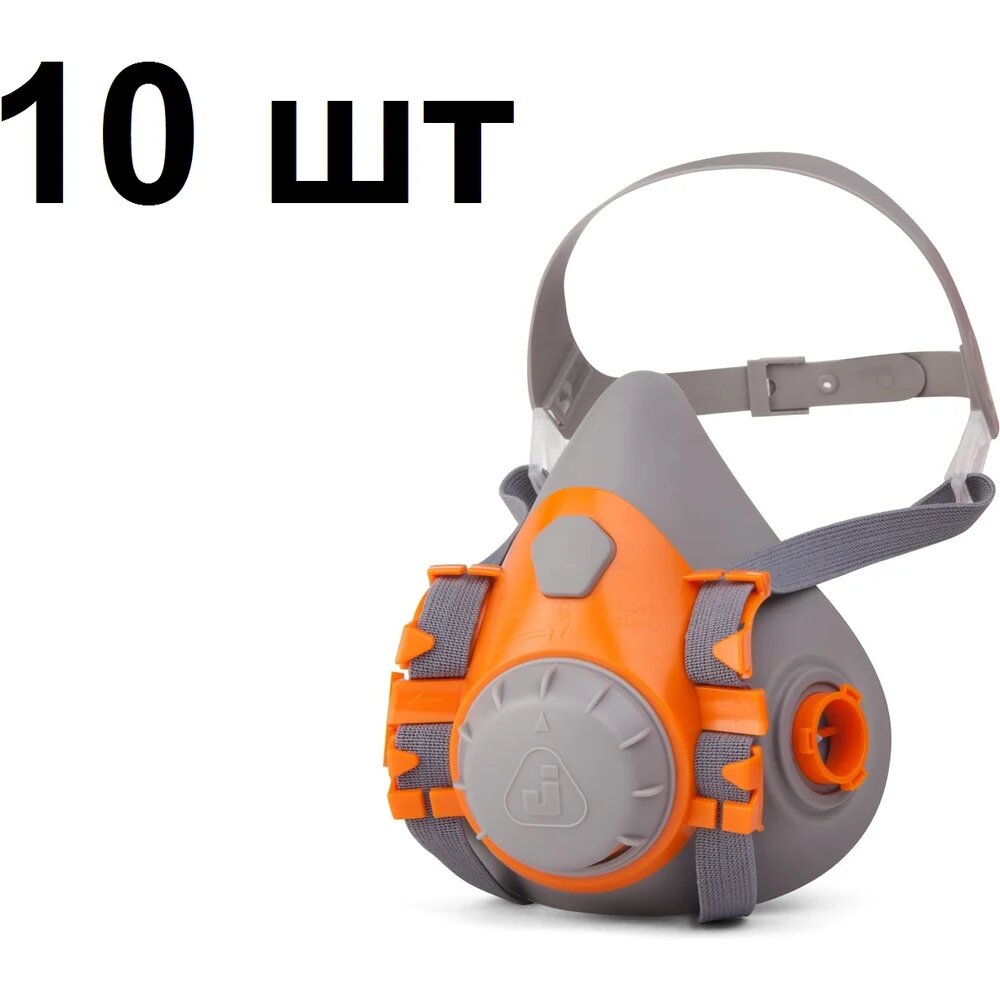 Фильтрующая полумаска из силикона, размер M, 10 шт Jeta Safety 6500-box-M