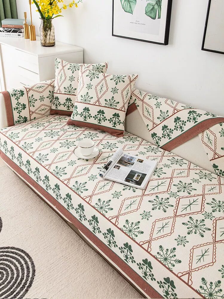 Богемная ретро хлопковая и льняная диванная подушка, утолщенная хлопковая нить, четырехсезонная универсальная наволочка