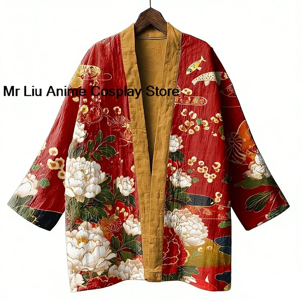Кимоно кардиган с японским принтом, цвет Haori Jacket20