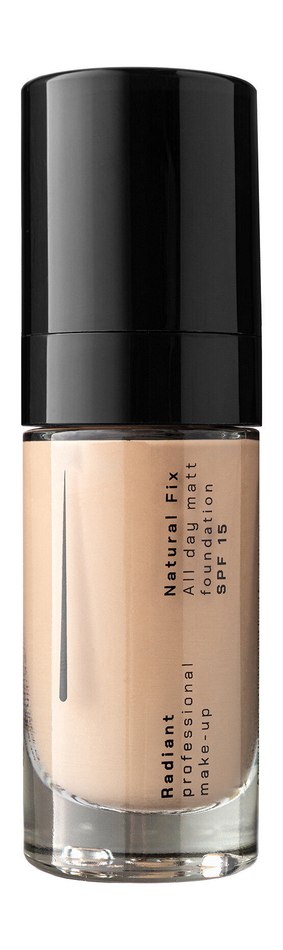RADIANT PROFESSIONAL MAKE-UP Тональный крем Natural Fix матирующий стойкий SPF 15, 30 мл, 3А Темный Беж