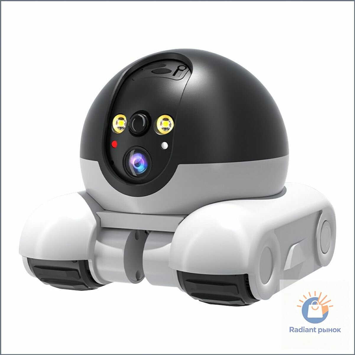 AI-камера для наблюдения за питомцами на колёсах с функцией отслеживания и двусторонней связью
