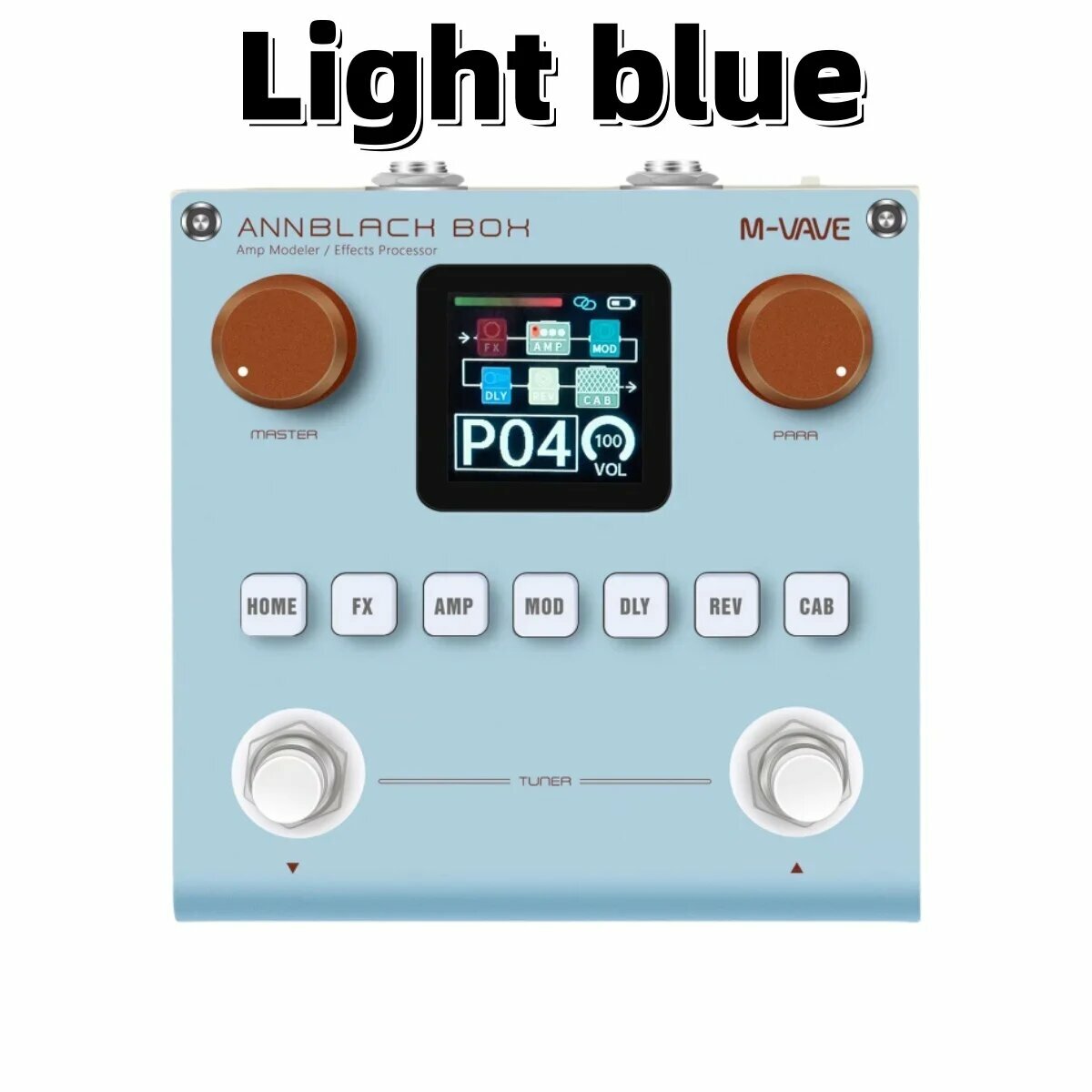 Annblackbox Light blue гитарный процессор