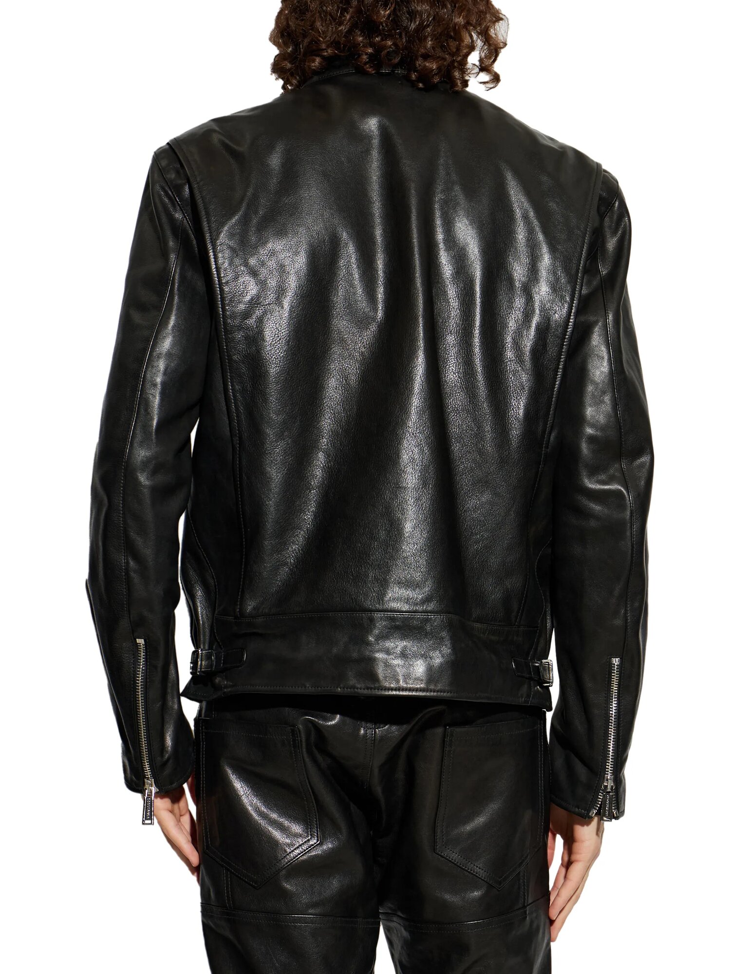 Куртка DSQUARED2 Zip-fastening jacket, размер 52, черный — фото 1