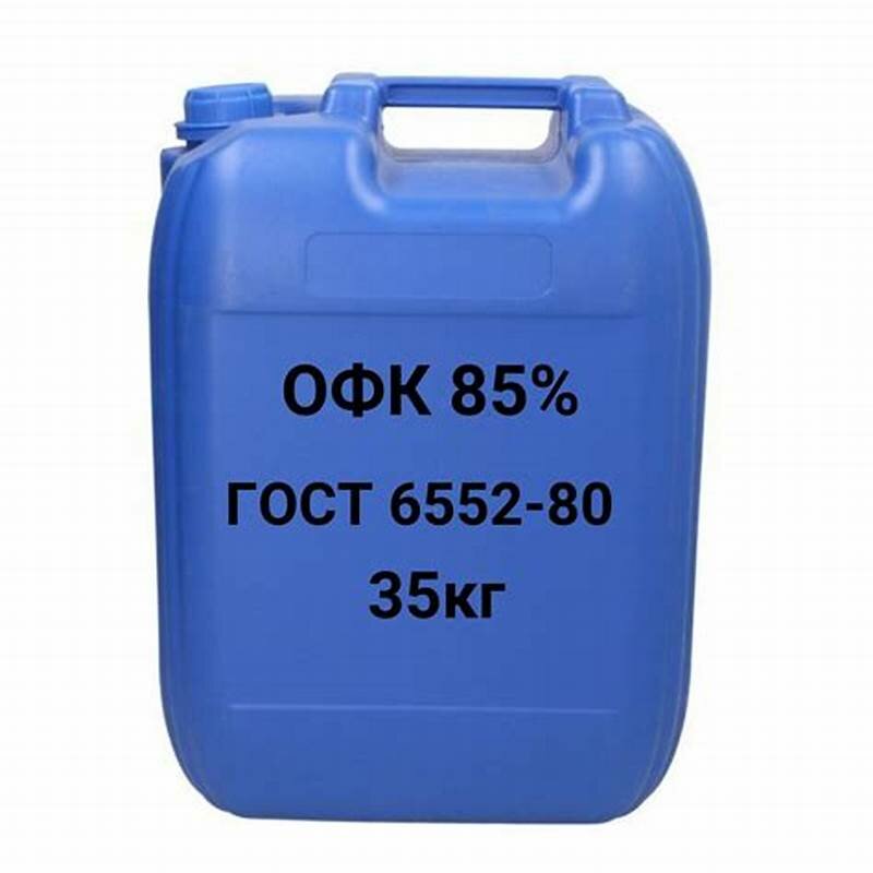 Кислота ортофосфорная, марка Ч, ГОСТ 6552-80