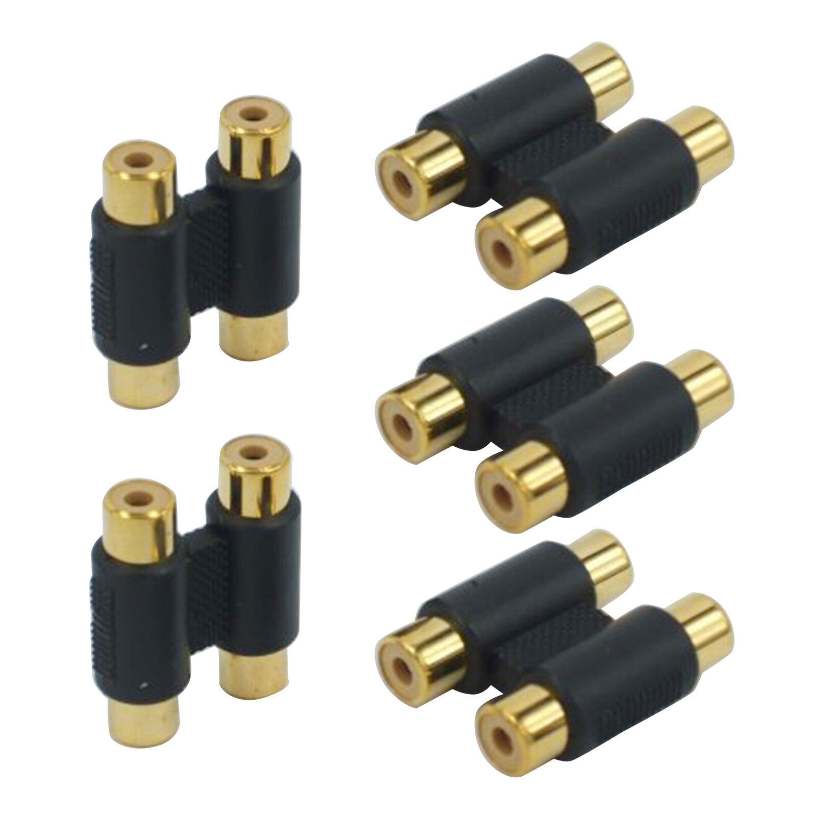 5 штук RCA Female to Coupler адаптеры соединители для