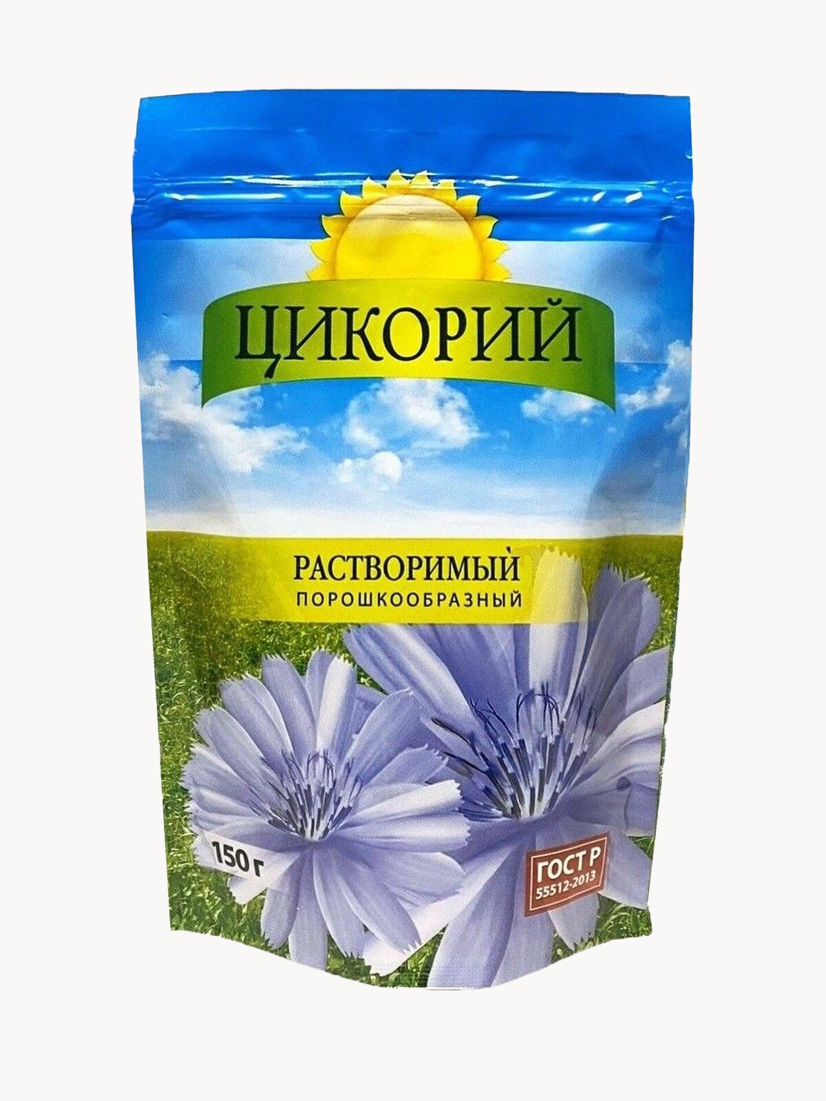 Цикорий натуральный, растворимый, порошкообразный, для приготовления напитка, 150 г х 2 шт