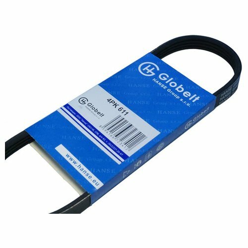 Ремень приводной поликлиновой epdm для а/м hyundai accent ii, hyundai accent i, hyundai accent, Globelt 4PK611