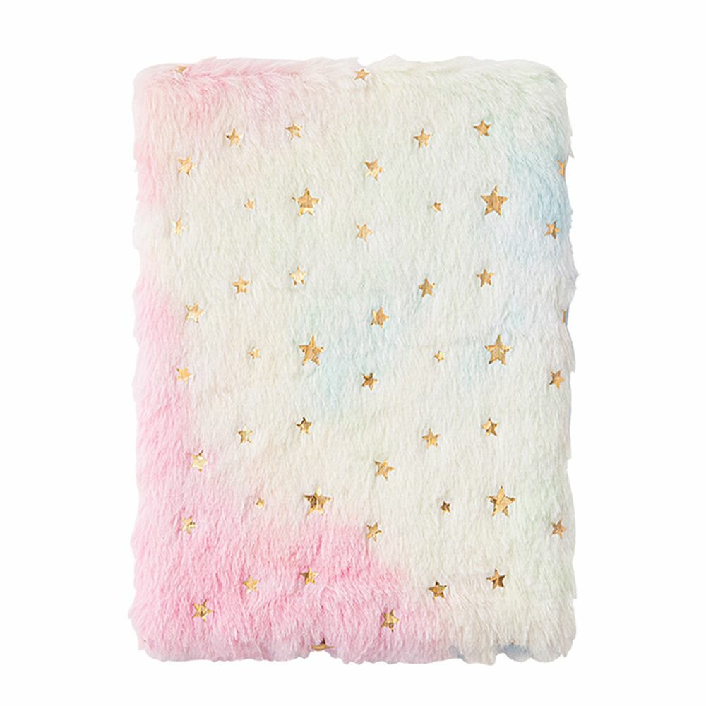 Блокнот А5 с милым плюшевым пушистым блокнотом для дневника градиентного цвета