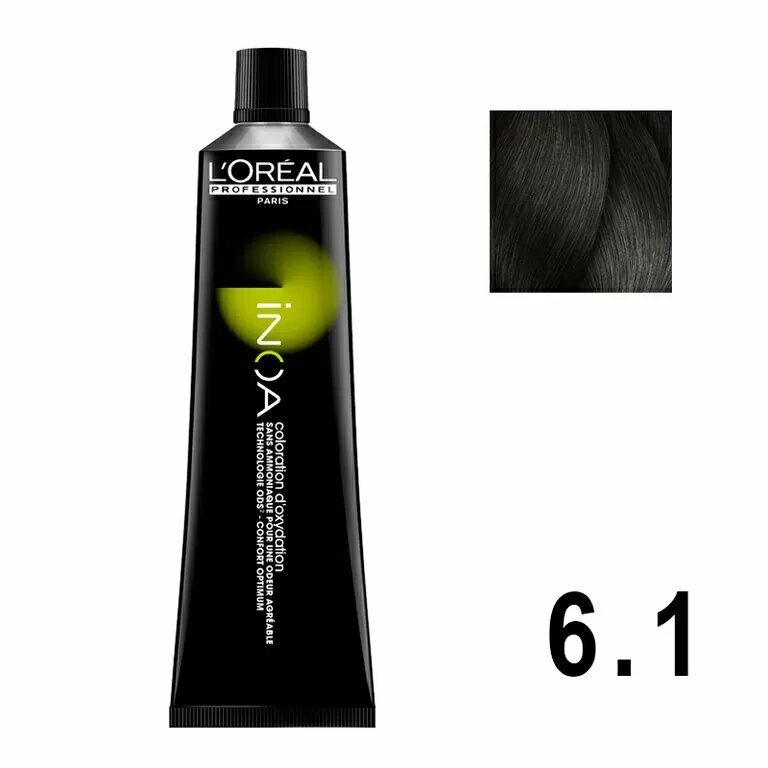 L'Oreal Professionnel Inoa 6.1 60GRM VA44 Краска для волос Inoa 6.1 60 гр