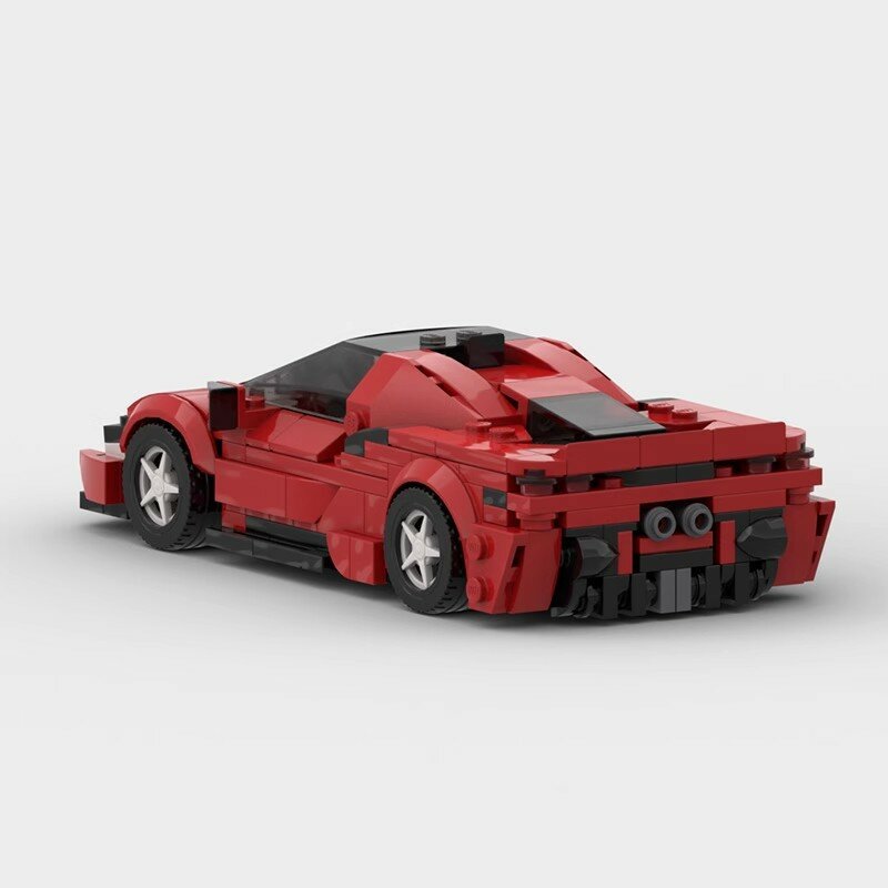 MOC набор пазлов игрушечная модель, Феррари SF90 креативная сборка автомобиля, детский подарок