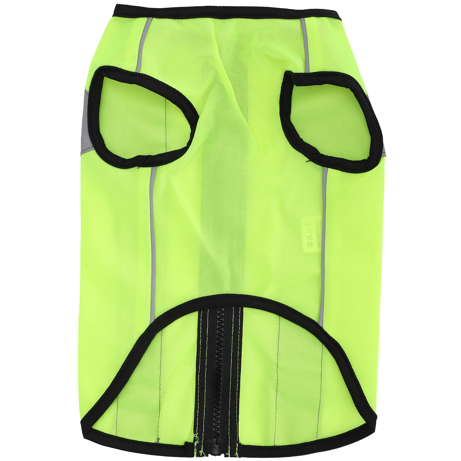 ПЭТ Night Safety Clothing светящаяся куртка Легкая светоотражающая жилетка на молнии для собак Fluorescence Green S