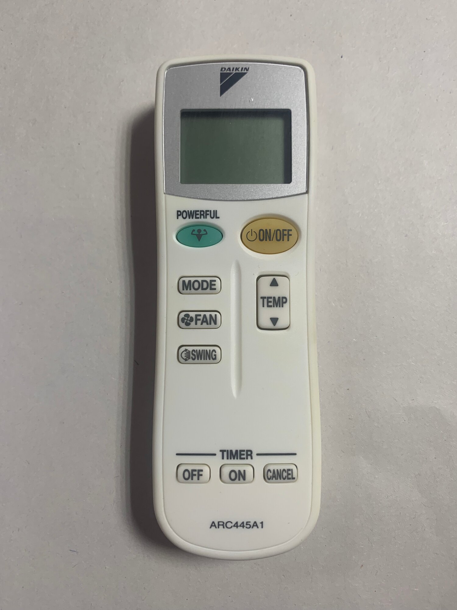 Пульт дистанционного управления Daikin ARC445A1, для кондиционера, оригинальный