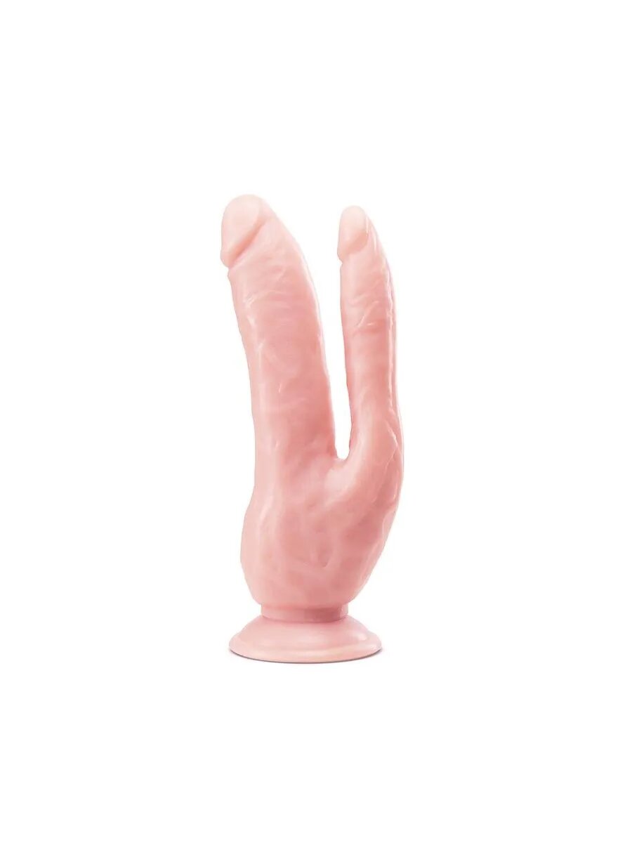 Телесный фаллоимитатор 8 Inch DP Cock - 20,32 см.
