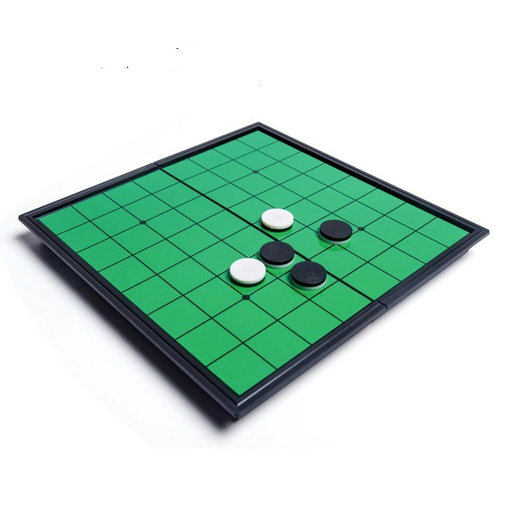 Игры Настольная Стратегическая Игра Reversi 9,84 Дюймовая Доска со Складной Магнитной Доской Набор Фигурок Reversi для Домашней Игры в Путешествия