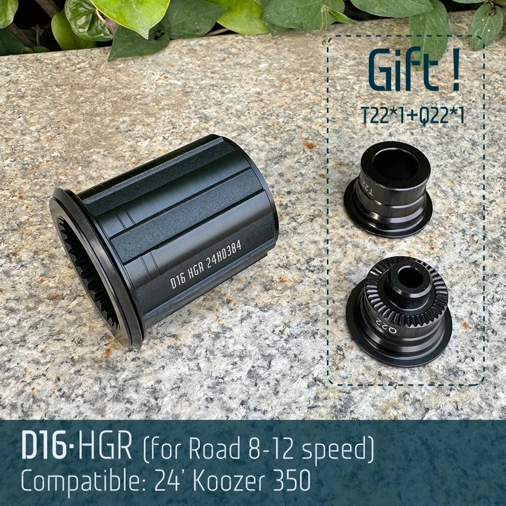 Koozer 350 D Series MTB/Шоссейная ступица кассеты HG/HGR/XD/XDR/MS/MSR 8-12 скоростей D16 (HGR Road 8-12S)