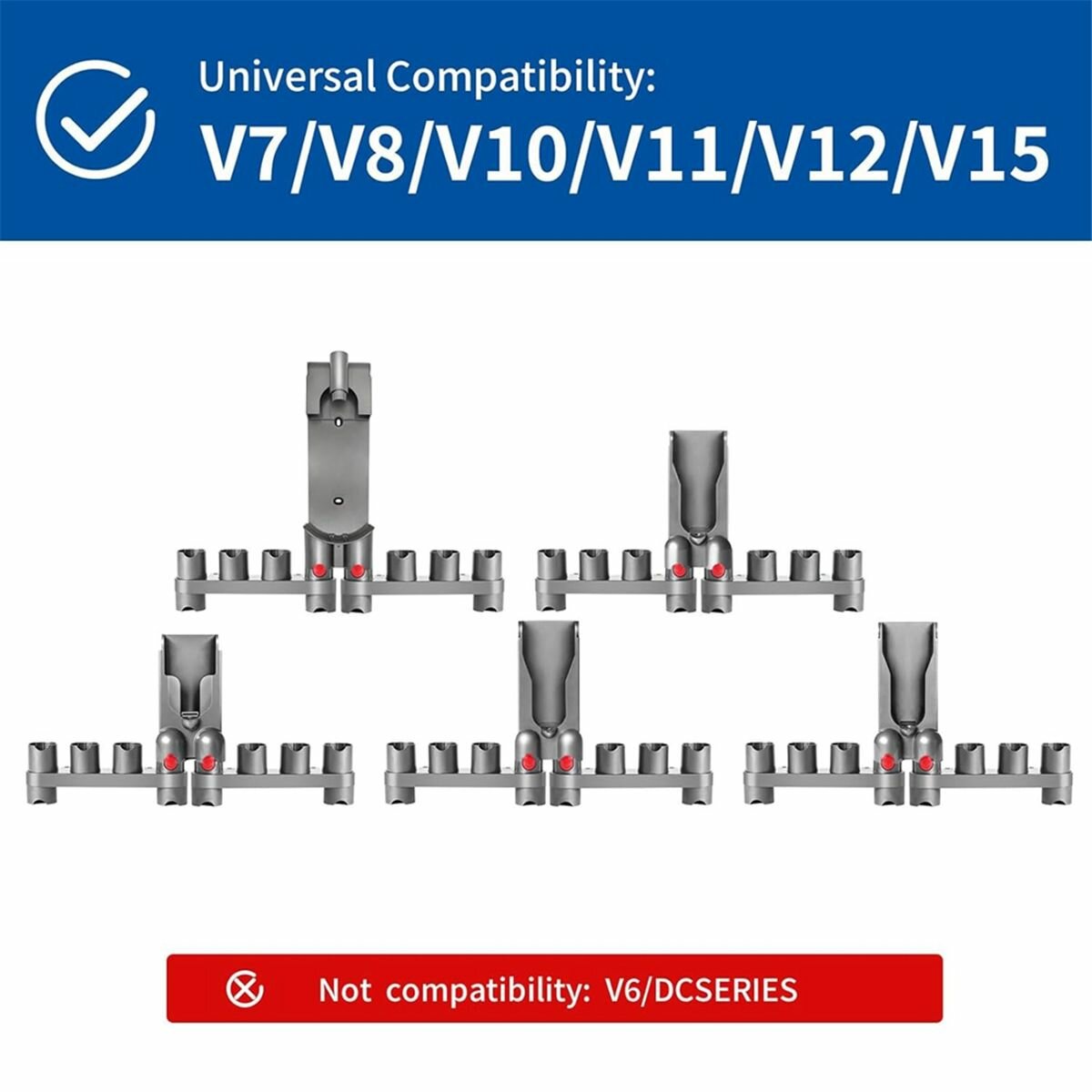 Держатели для пылесосов. Настенное крепление и док-станция. Органайзер. Модель V15 V7 V8 V10 V11.