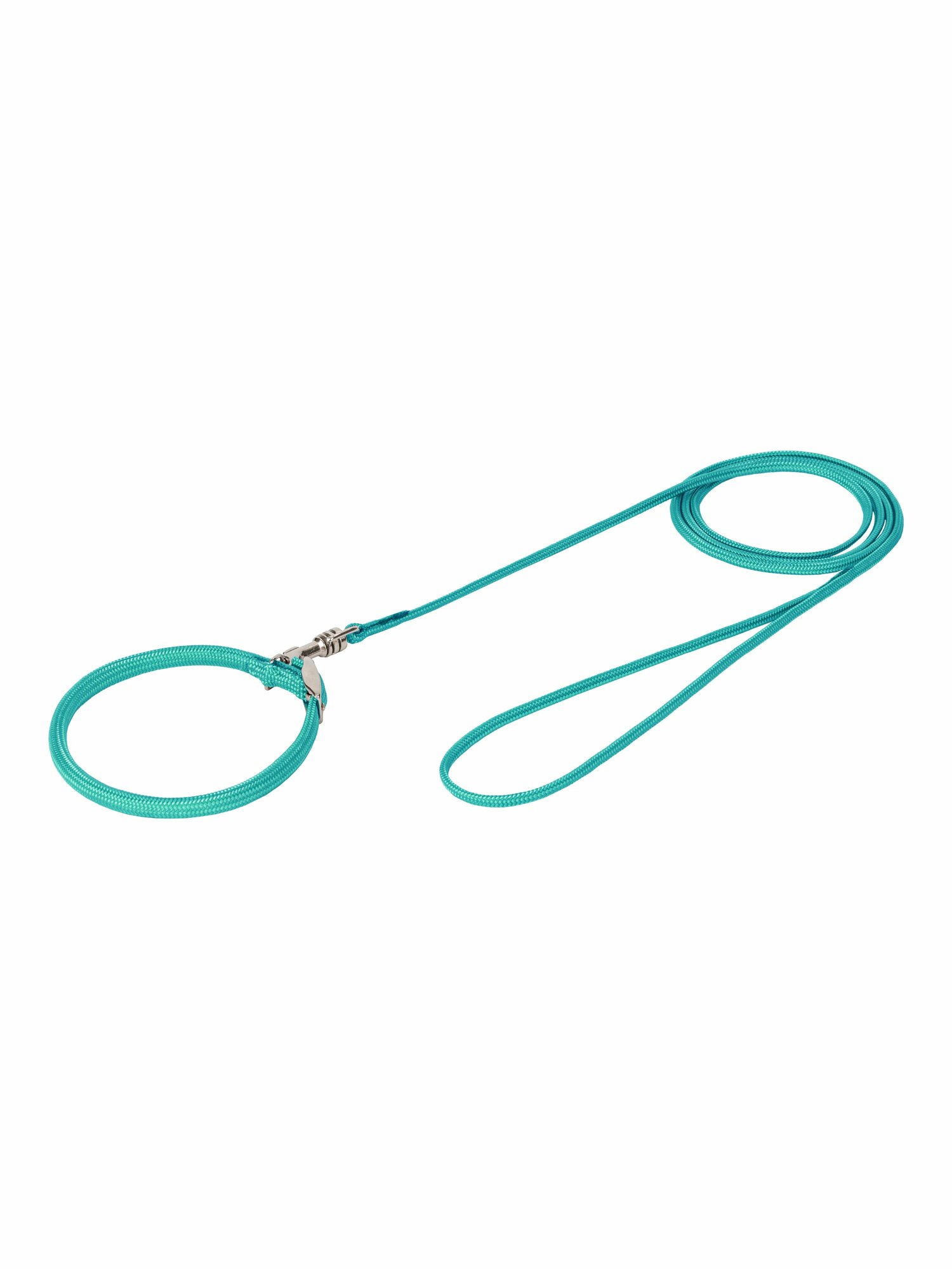 Набор ошейник с поводком для собак ZooOne, обхват шеи 19-22 см, длина поводка 1,2 м (бирюзовый) 78-2009