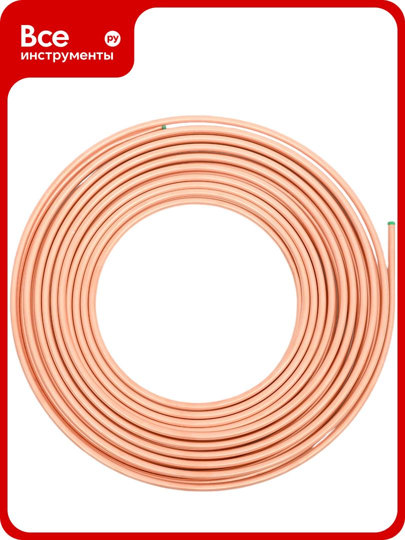 Труба, Olympic, медная Olympic (1/4"; 0.6 мм; 15 м) Ballu, при монтаже систем кондиционирования, используется