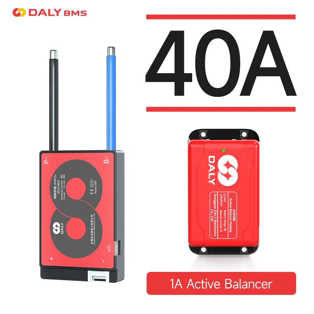 Daly 40A BMS 4S 3.2V Active Balancer