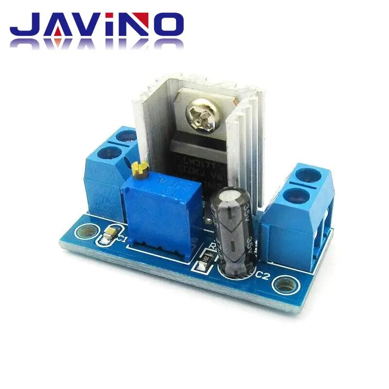 LM317 DC-DC преобразователь понижающий модуль печатной платы линейный регулятор LM317 регулируемый регулятор напряжения источник питания
