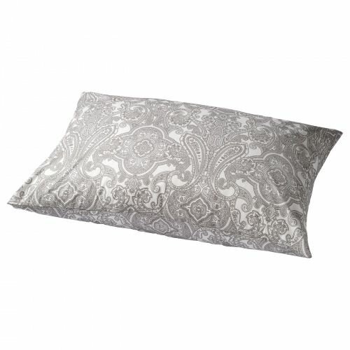 JATTEVALLMO Наволочка икеа, белый/серый 50x70 см (60434260)