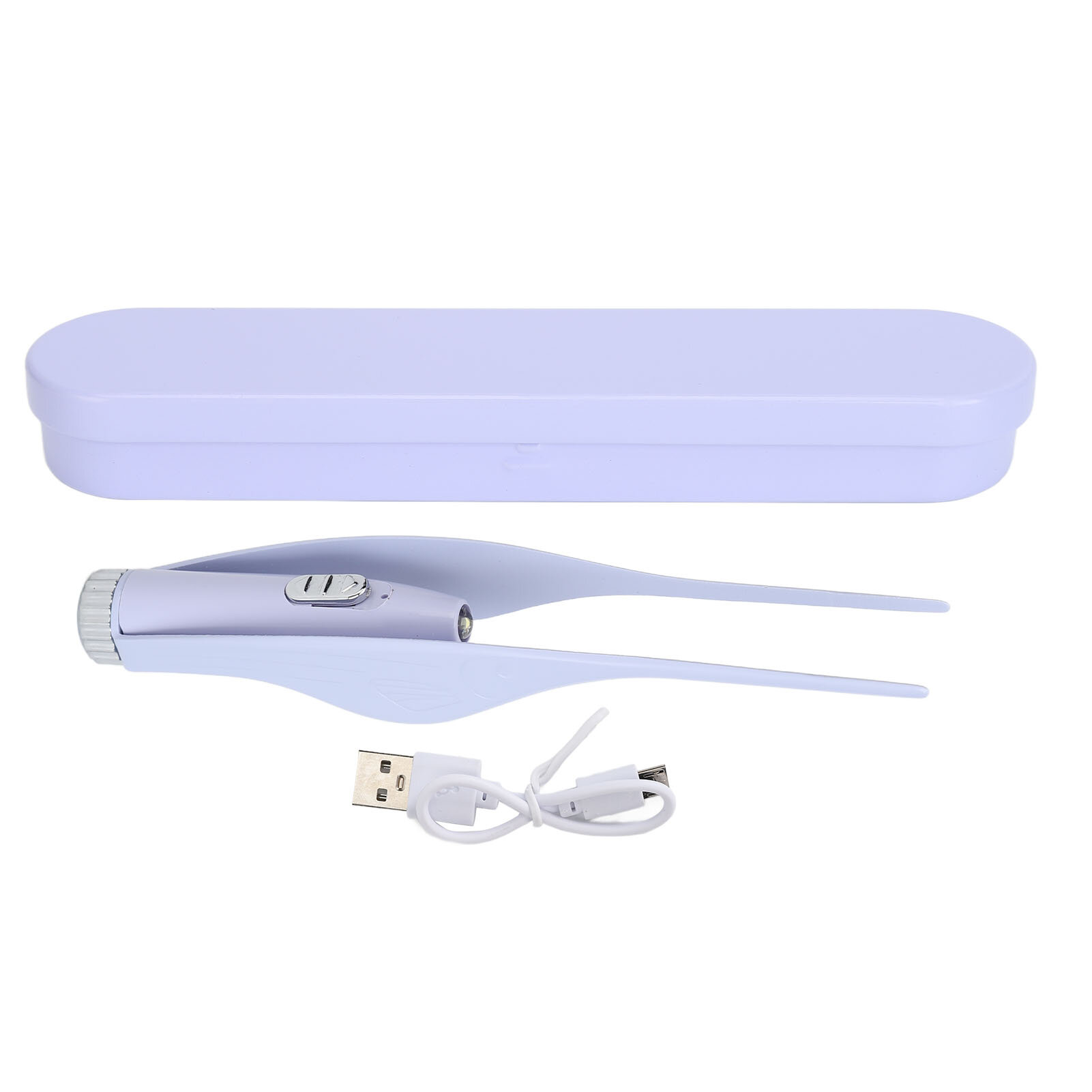 Пинцет для чистки ушей, USB-зарядка, инструмент для удаления ушной серы с подсветкой, подходит для детей и взрослых.