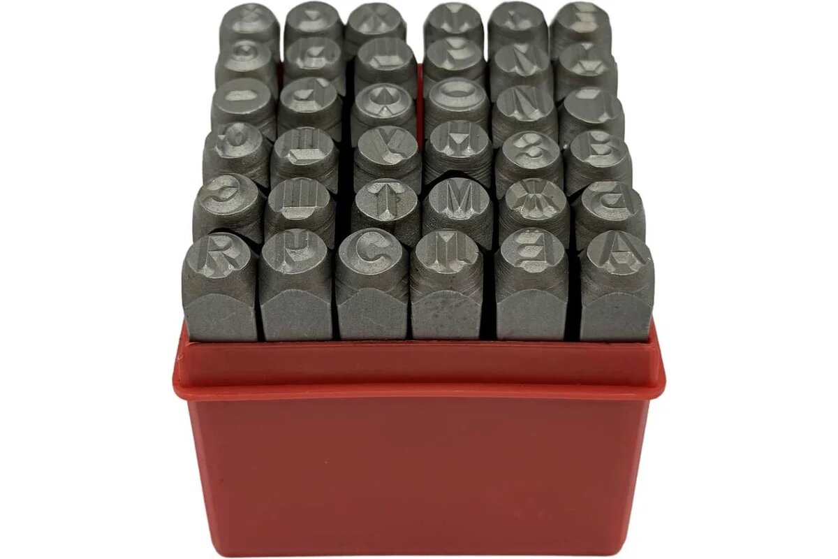 TORNERI Клейма буквенные №6 русский шрифт Т023256