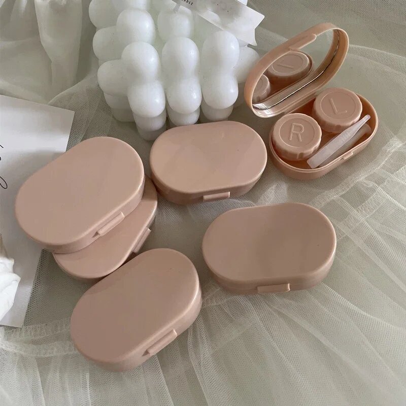 Мини-футляр для контактных линз Розовый