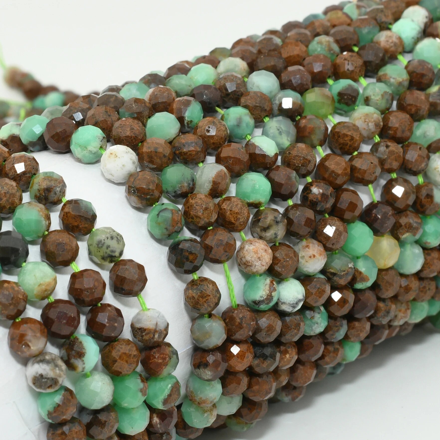 Бусины из хризопраза CHASEREAL 6,5 мм