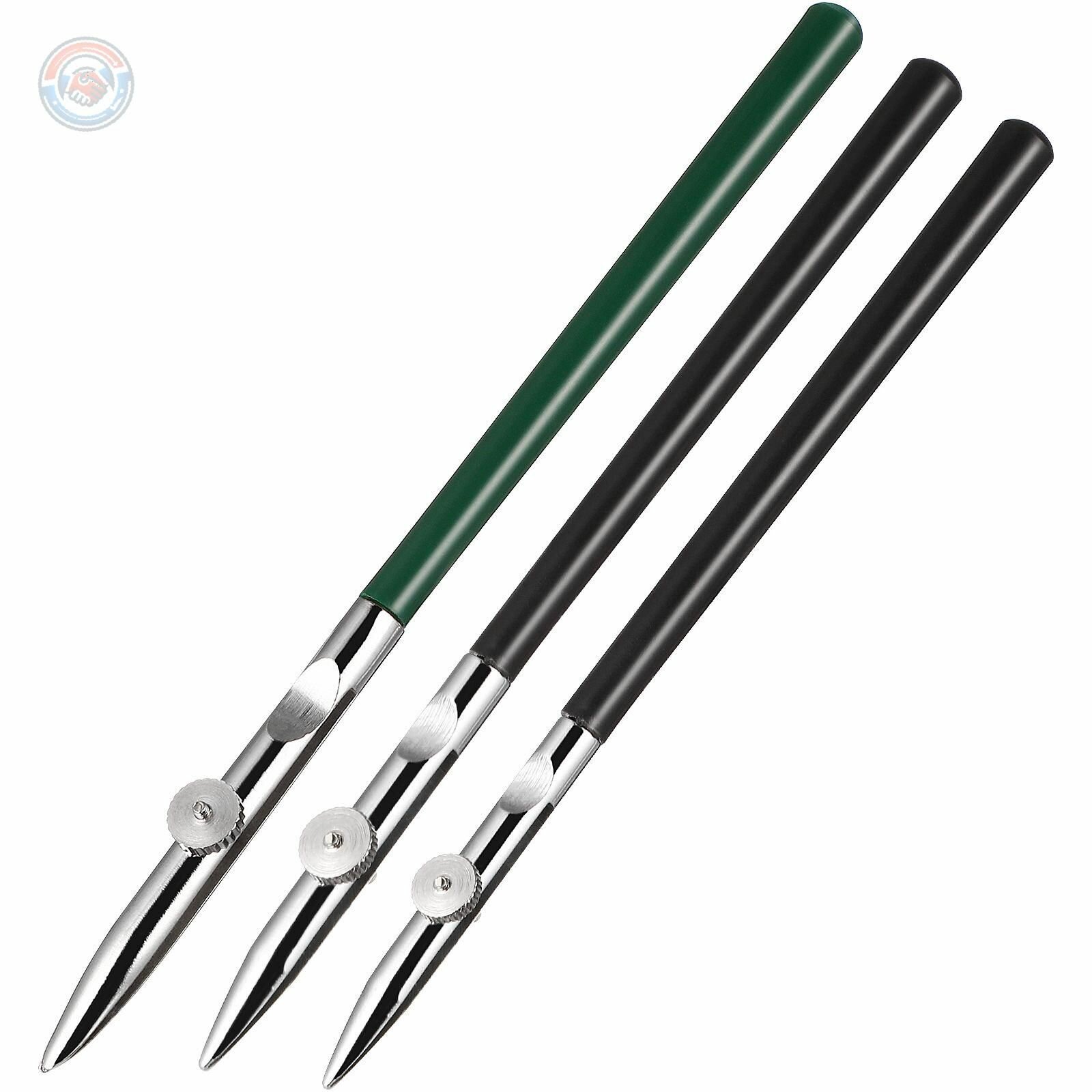 Тонкие перья для рисования с регулируемой шириной линии набор из 3 разноцветных металлических ручек для техничного черчения каллиграфии и аккуратных штрихов