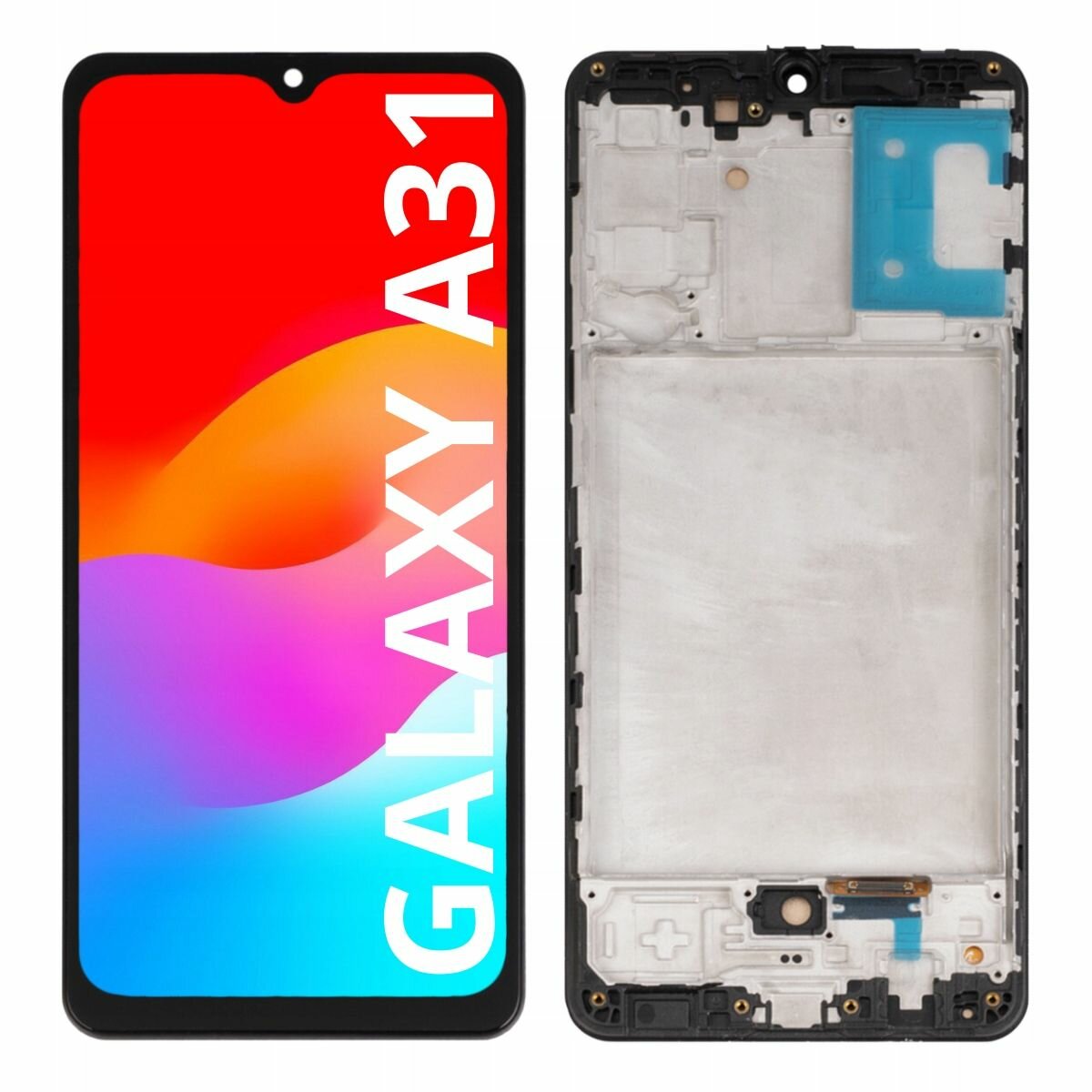 Дисплей для Samsung A315F (A31) модуль ЧерныйIn-Cell - Премиум