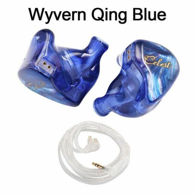 HiFi IEM наушники проводные Celest Wyvern Qing 3.5mm нет микрофоном для телефона / компьютера, 1DD