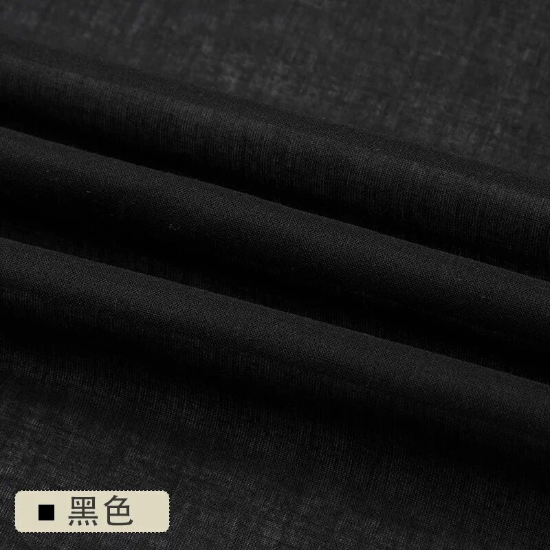 Хлопковая бязь 100% белый 0.5 м black