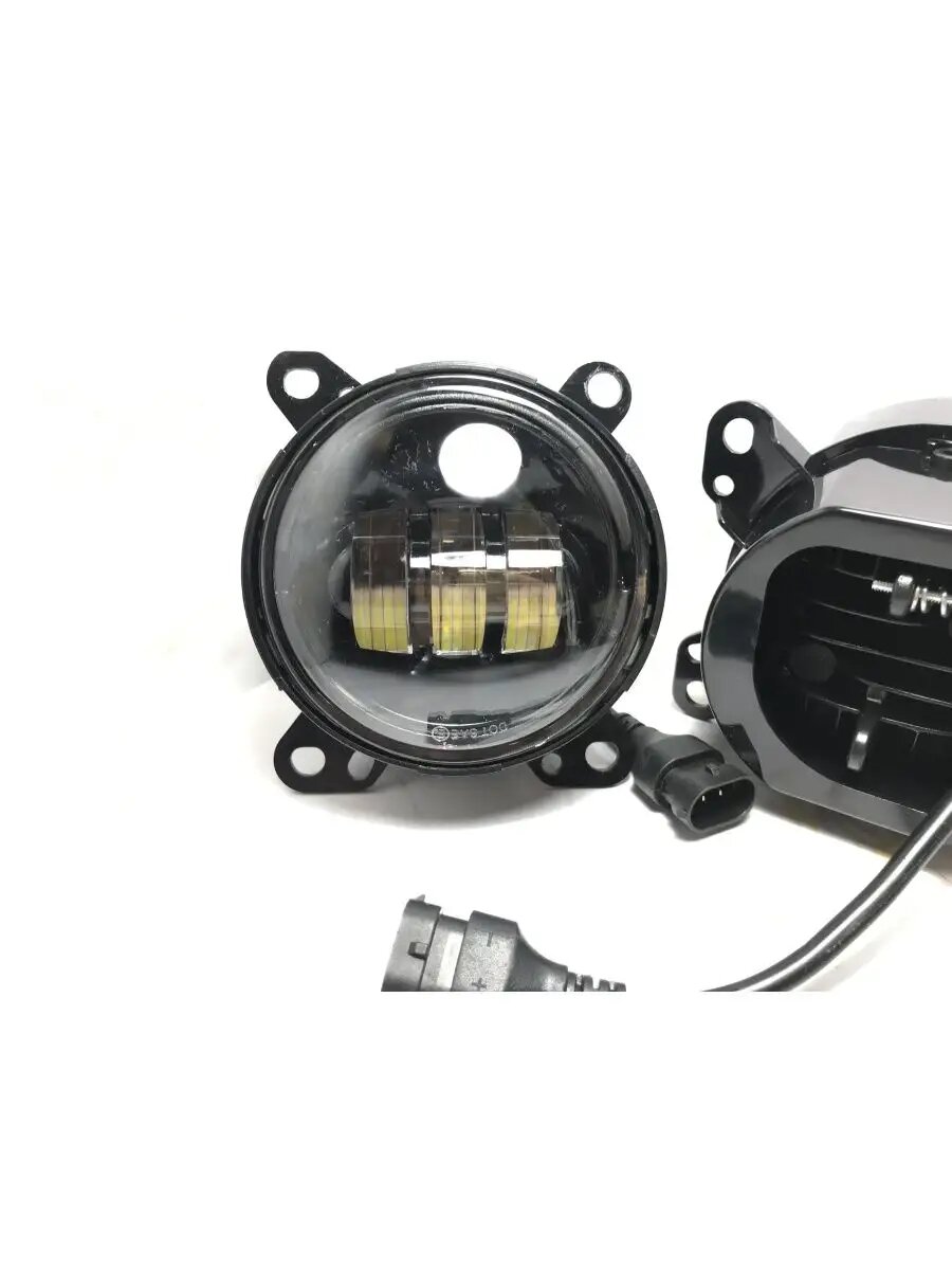 Противотуманная фара DAF XF105 LED, 2шт, универсальная, черная