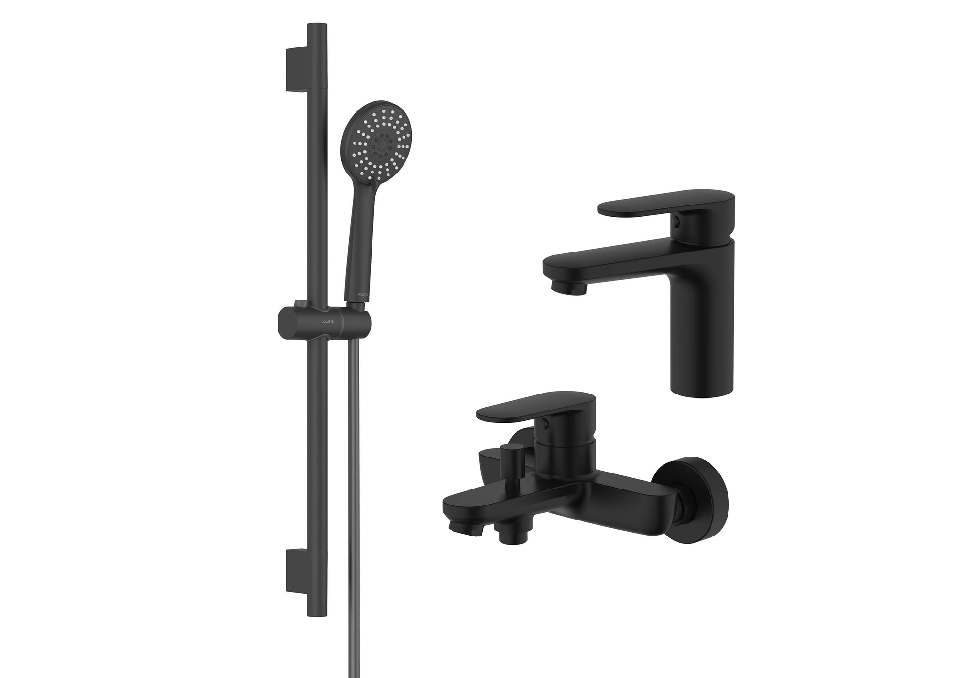 Комплект AQUATEK Ника AQ1830MB (AQ1810MB+AQ1840MB+AQ2017MB) черный матовый