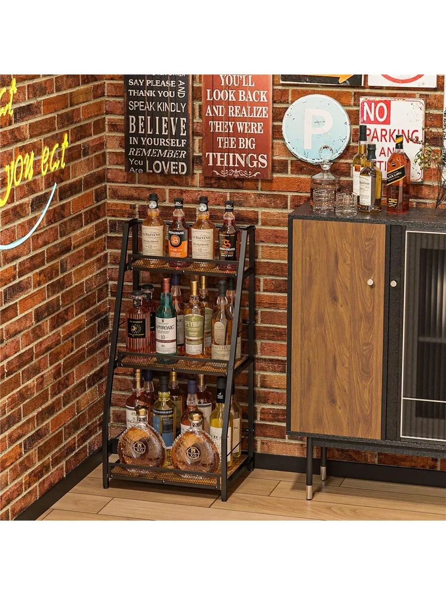 3-слойный трапециевидный винный шкаф