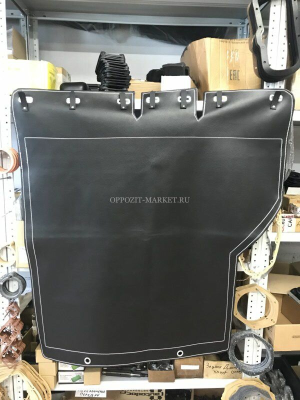 Полог коляски Урал. Без выреза под ветровик пассажира. Белая строчка