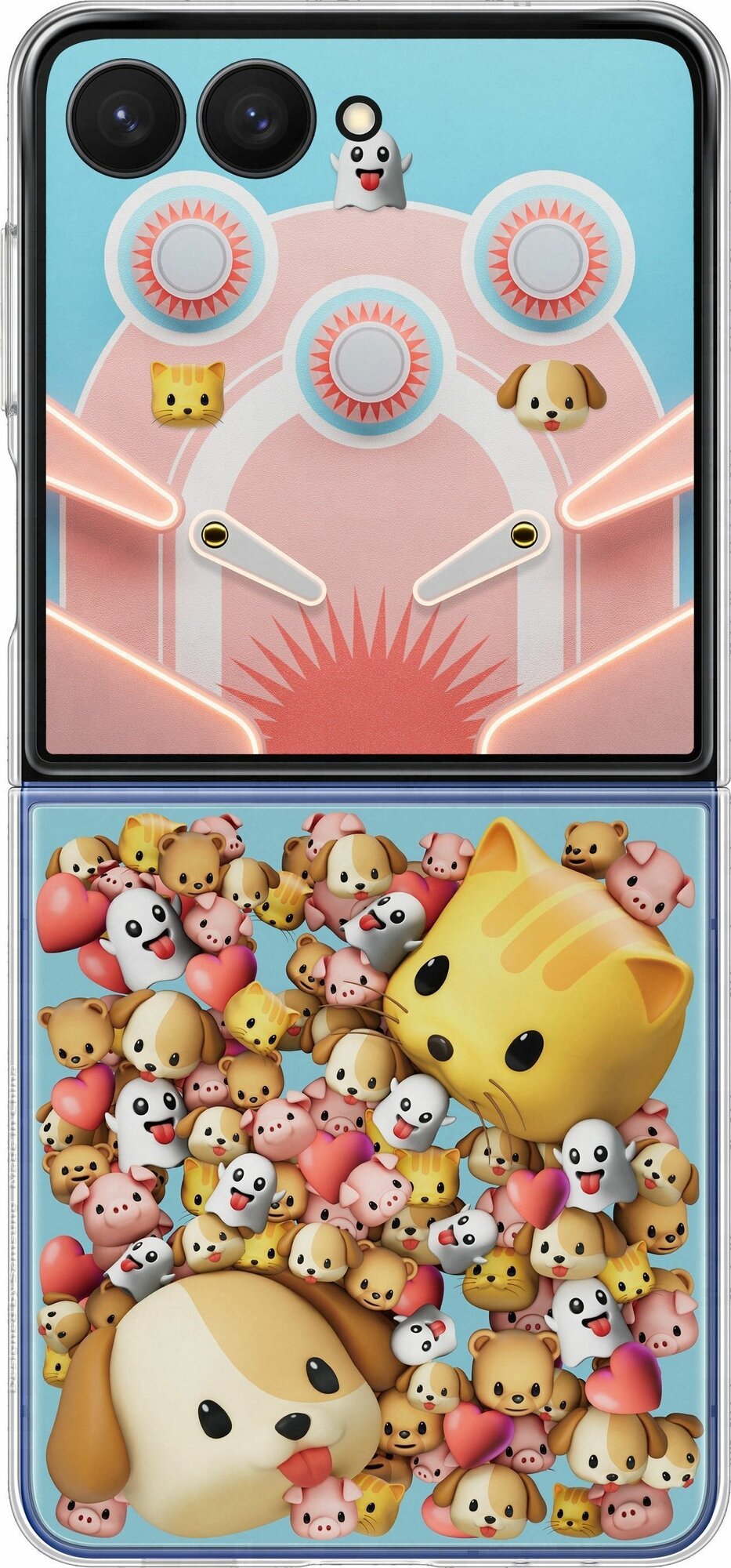 Чехол Samsung для Samsung Galaxy Z Flip7 Flipsuit Case Z Flip7 прозрачный