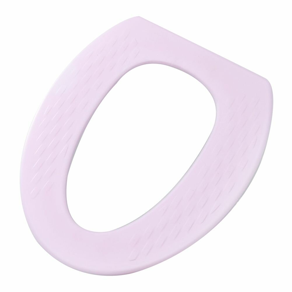 Мягкая многоразовая водонепроницаемая подушка для сиденья унитаза из ЭВА, теплая подушка, принадлежности для ванной комнаты, розовая полоска, легко чистится и гигиенична