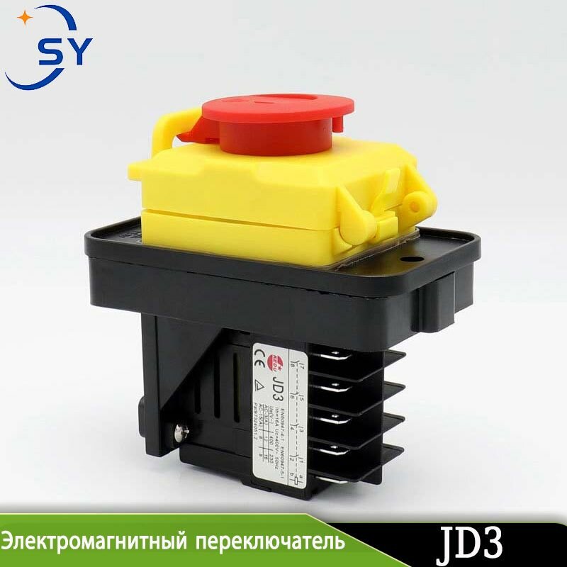 Электромагнитный переключатель KJD11 JD3, релейный переключатель, защита от отключения электроэнергии, пониженного напряжения, 230 В 400 В