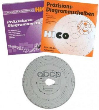 Карта тахографа 125км/ч (диск) ATD арт. ATD61404